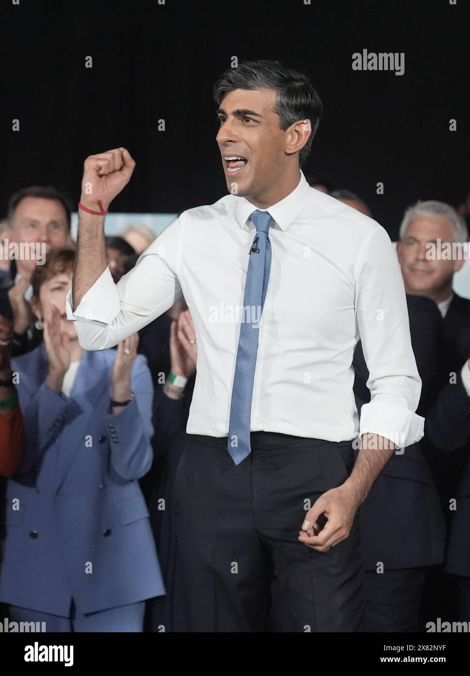 Prime Minister Rishi Sunak during a General Election campaign event at ...