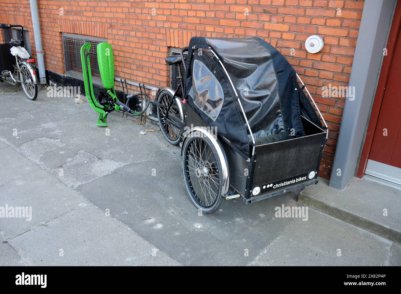 Copenhagen/ Denmark/22 MAY 2024/Cargo bike from christiansia bikes in ...