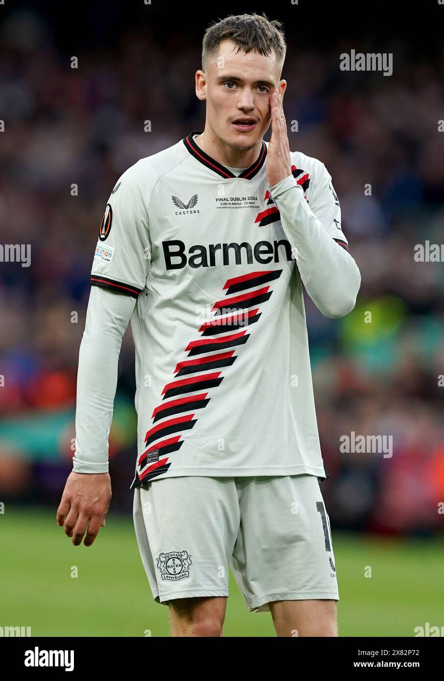 Bayer Leverkusen's Florian Wirtz during the UEFA Europa League final at ...