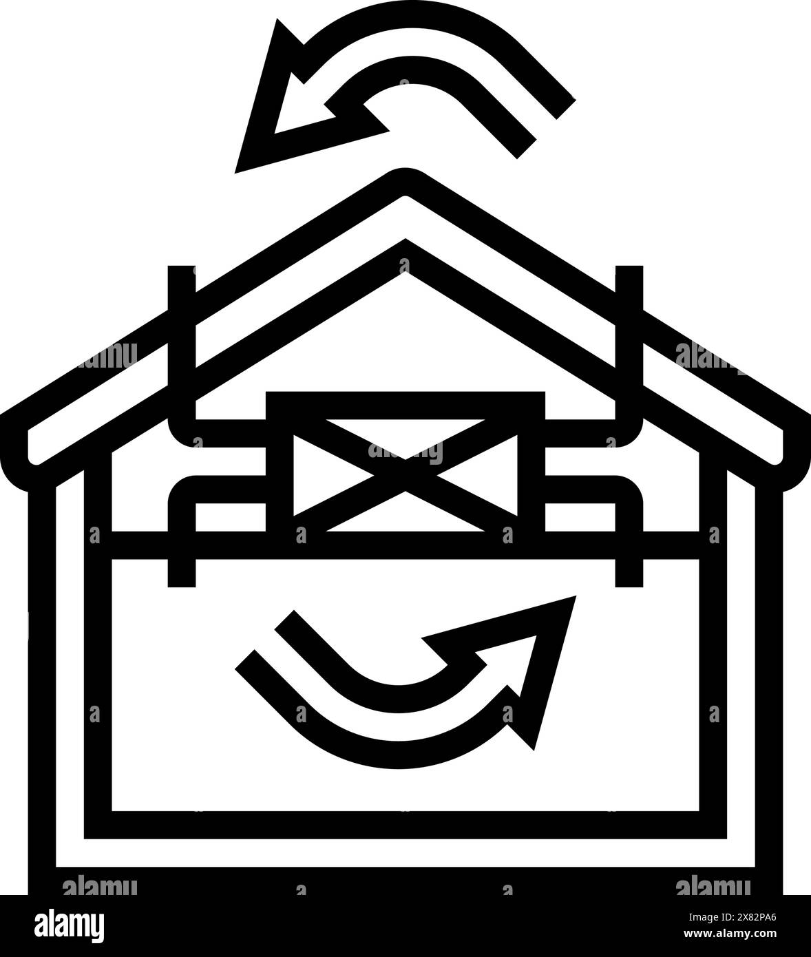 Air exchange ventilation line hi-res stock photography and images - Alamy