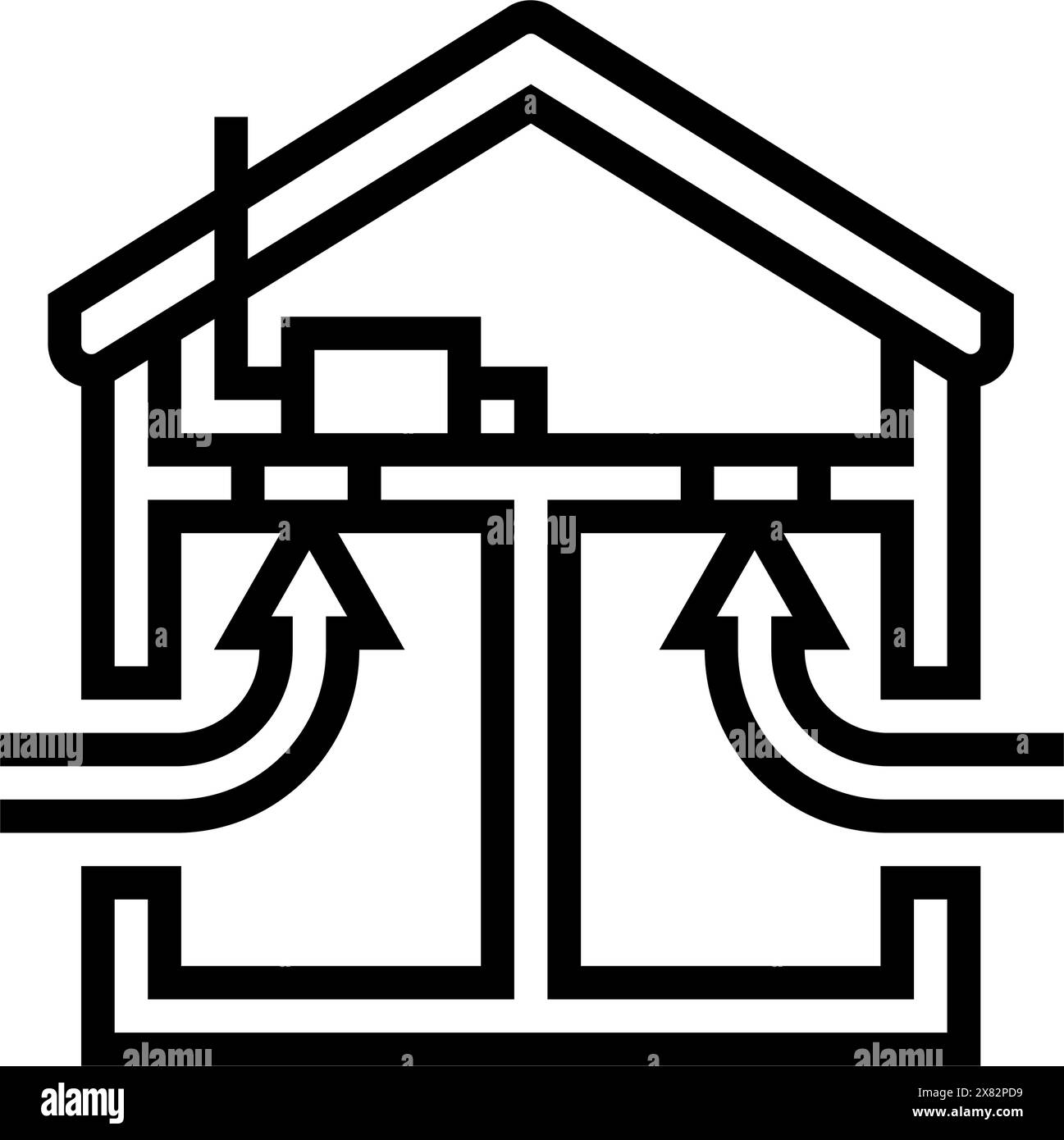 ventilation system line icon vector illustration Stock Vector Image ... ventilation system line icon vector illustration Stock Vector Image ...
