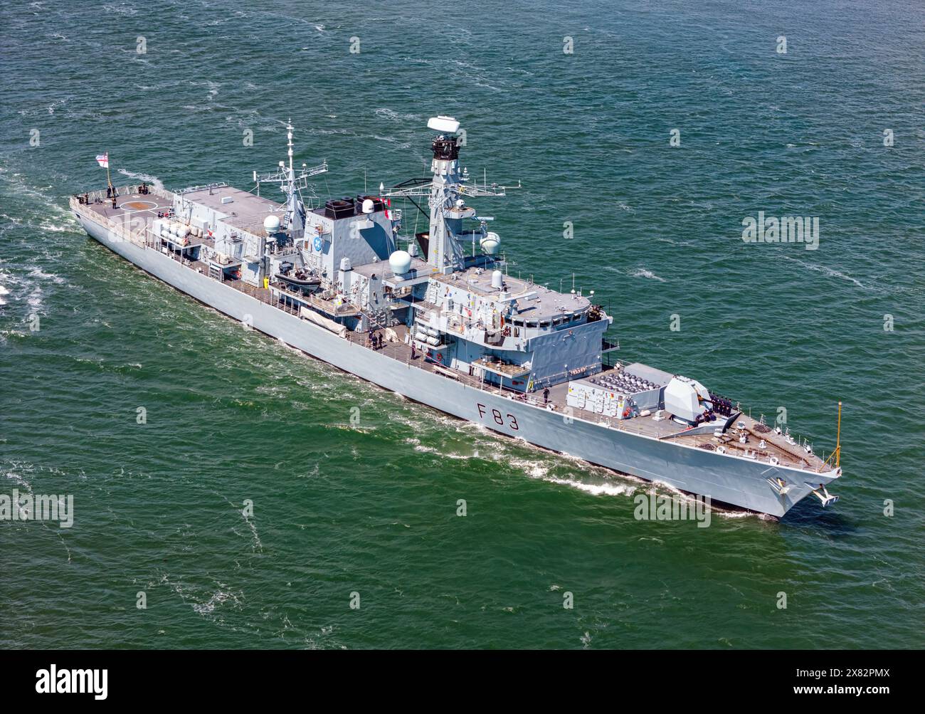 HMS St. Albans (F83) is a Type 23 frigate operated by the Royal Navy ...
