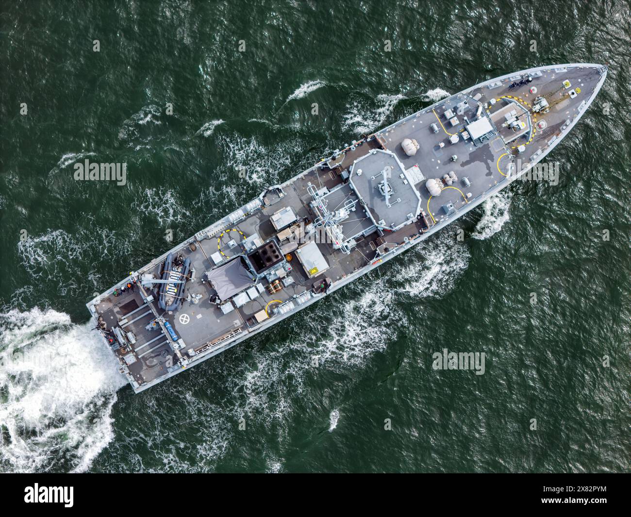 The Ukrainian Navy mine warfare vessel Cherkasy (M311). The Sandown ...