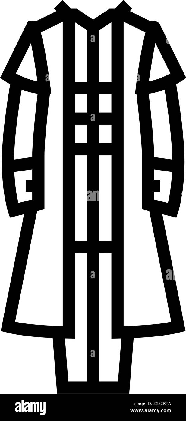 gothic fashion goth subculture line icon vector illustration Stock ...