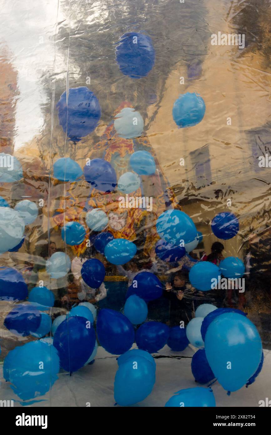 Cospicua / Malta - December 03, 2023: Balloons & Flags at the Maltese ...
