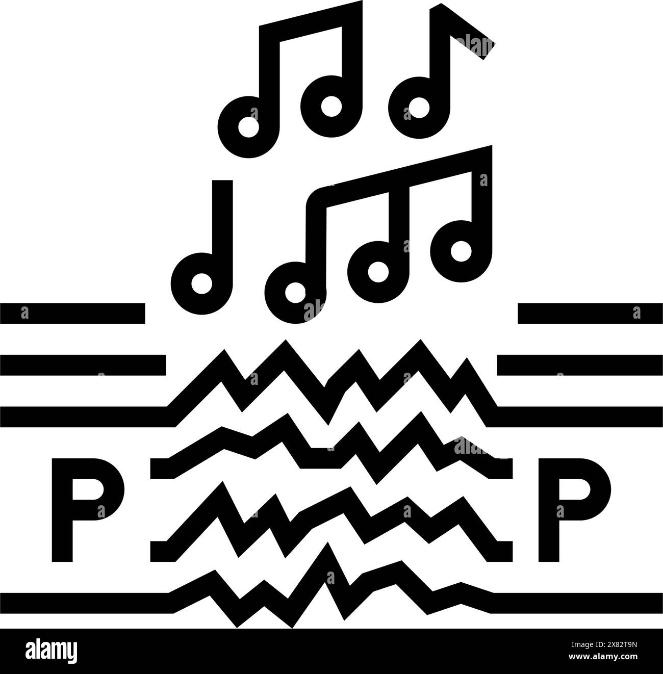 post punk goth subculture line icon vector illustration Stock Vector ...