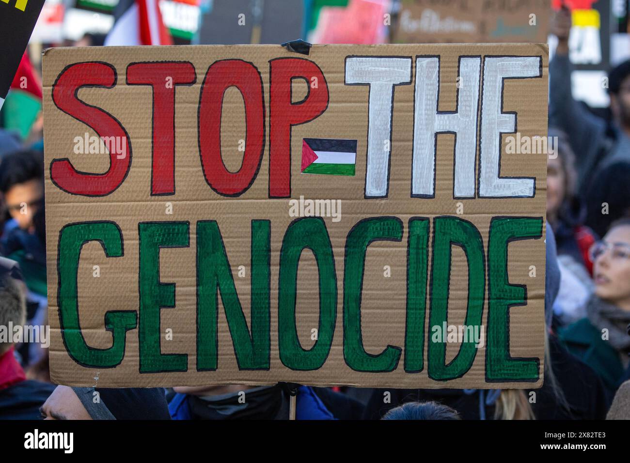 Stop palestine genocide sticker hi-res stock photography and images - Alamy