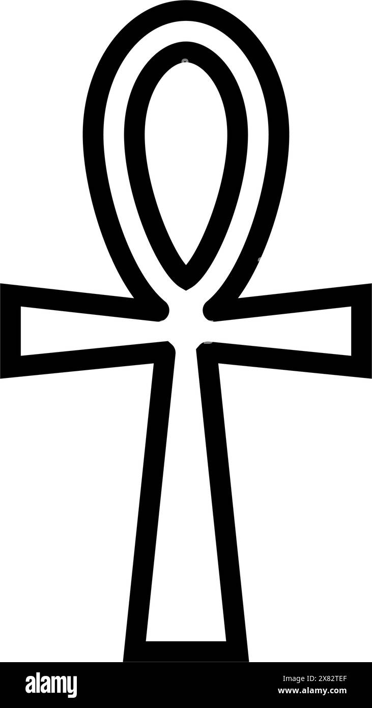 symbolism goth subculture line icon vector illustration Stock Vector ...