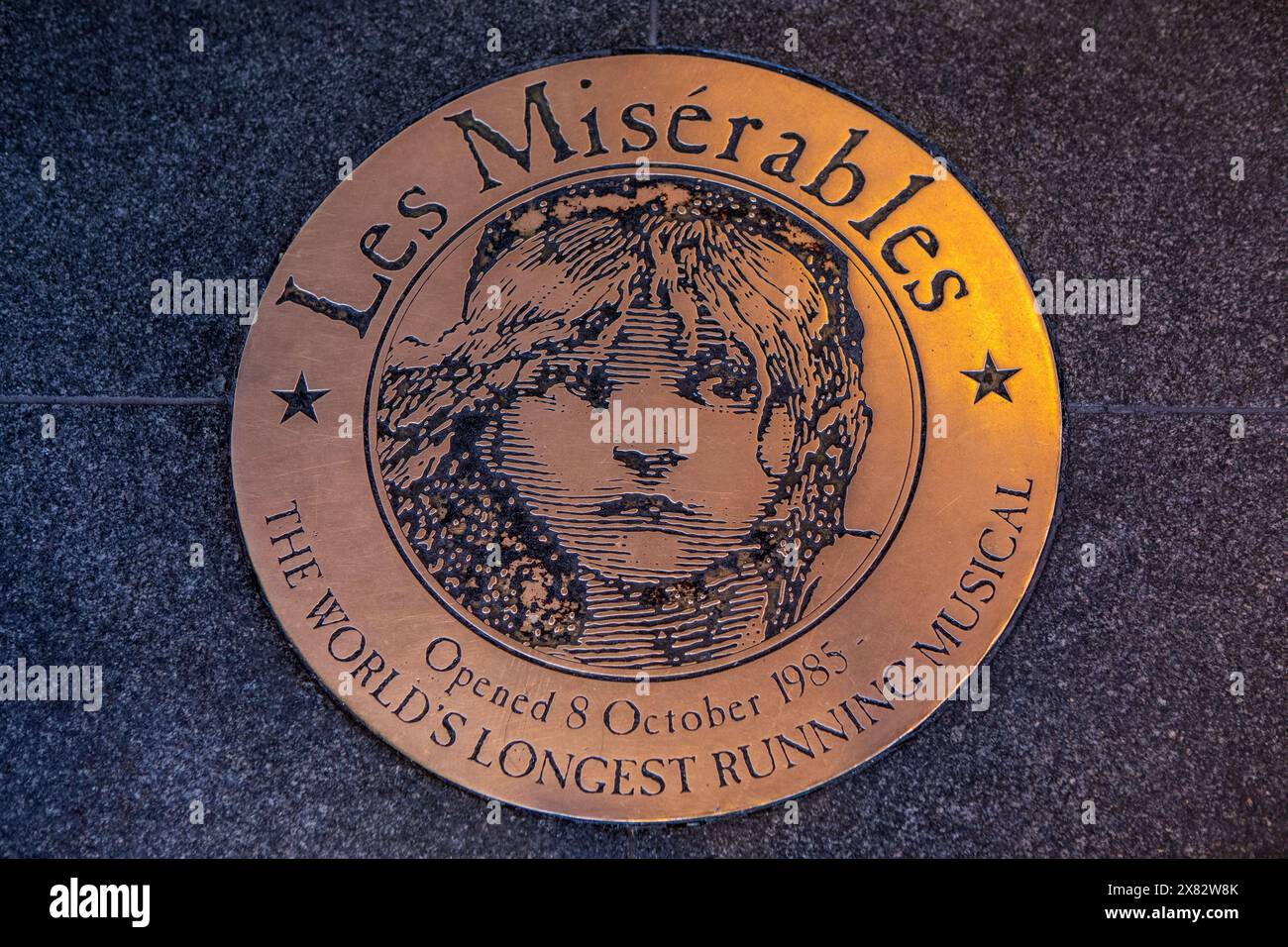 London, UK - January 15th 2024: A plaque at the entrance to the ...