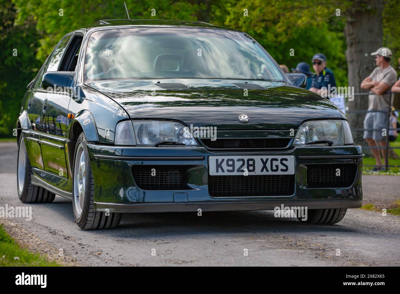 Head on shot of a lotus carlton entering a car show Stock Photo - Alamy