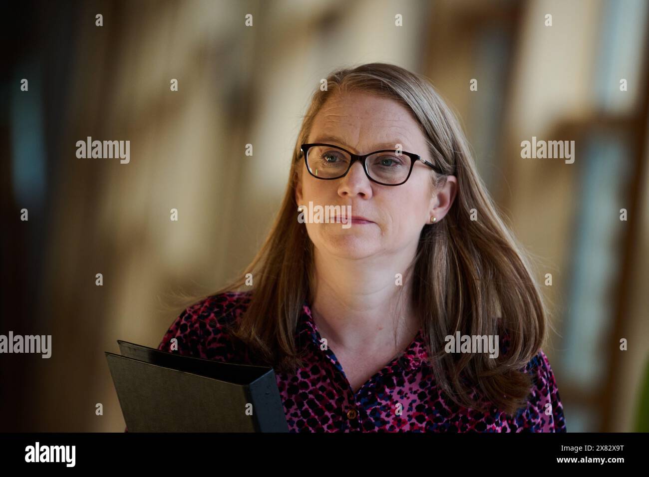 Edinburgh Scotland, UK 22 May 2024. Shirley-Anne Somerville at the ...