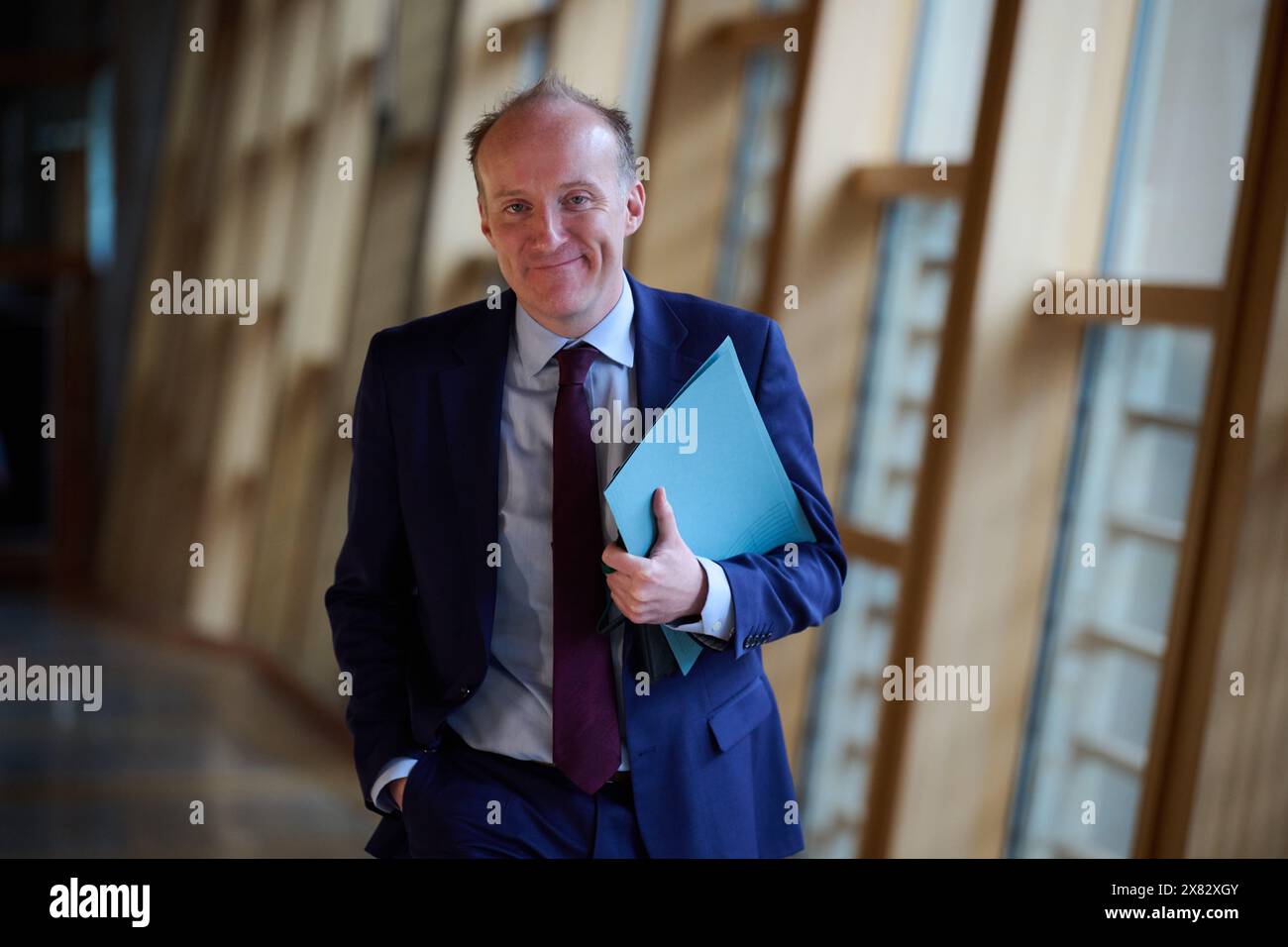 Edinburgh Scotland, UK 22 May 2024. Michael Marra MSP at the Scottish ...