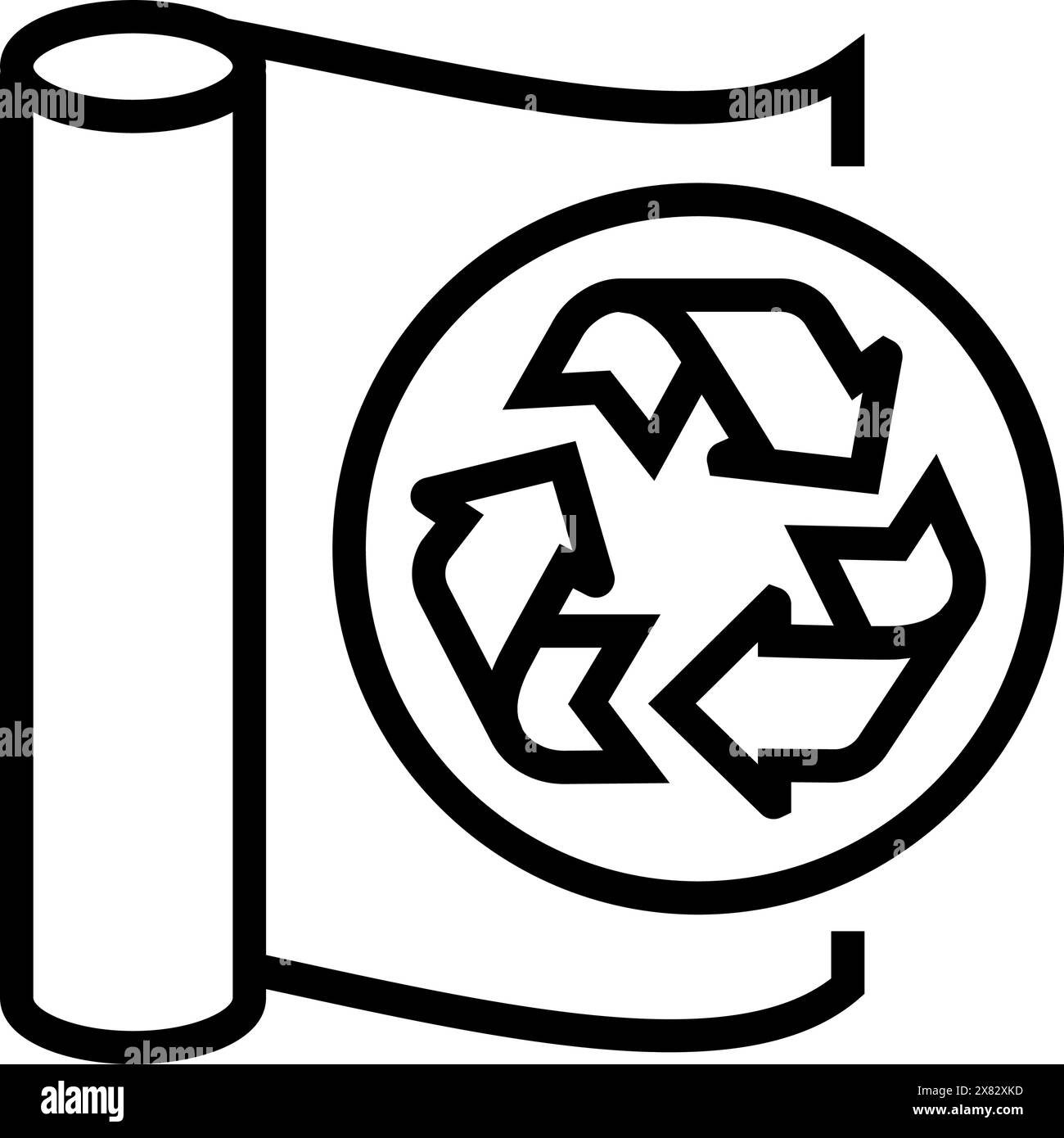 biodegradable materials sustainable fashion line icon vector ...