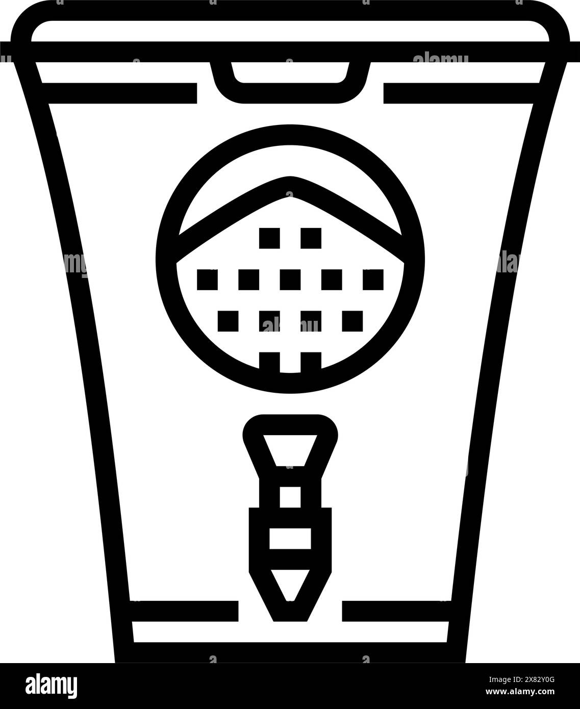 compost urban gardening line icon vector illustration Stock Vector ...