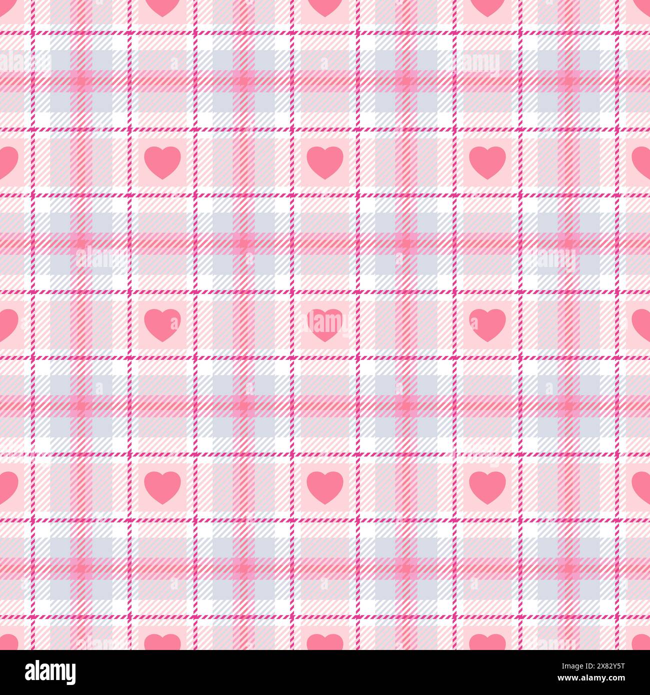 Pink buffalo plaids Stock Vector Images - Alamy