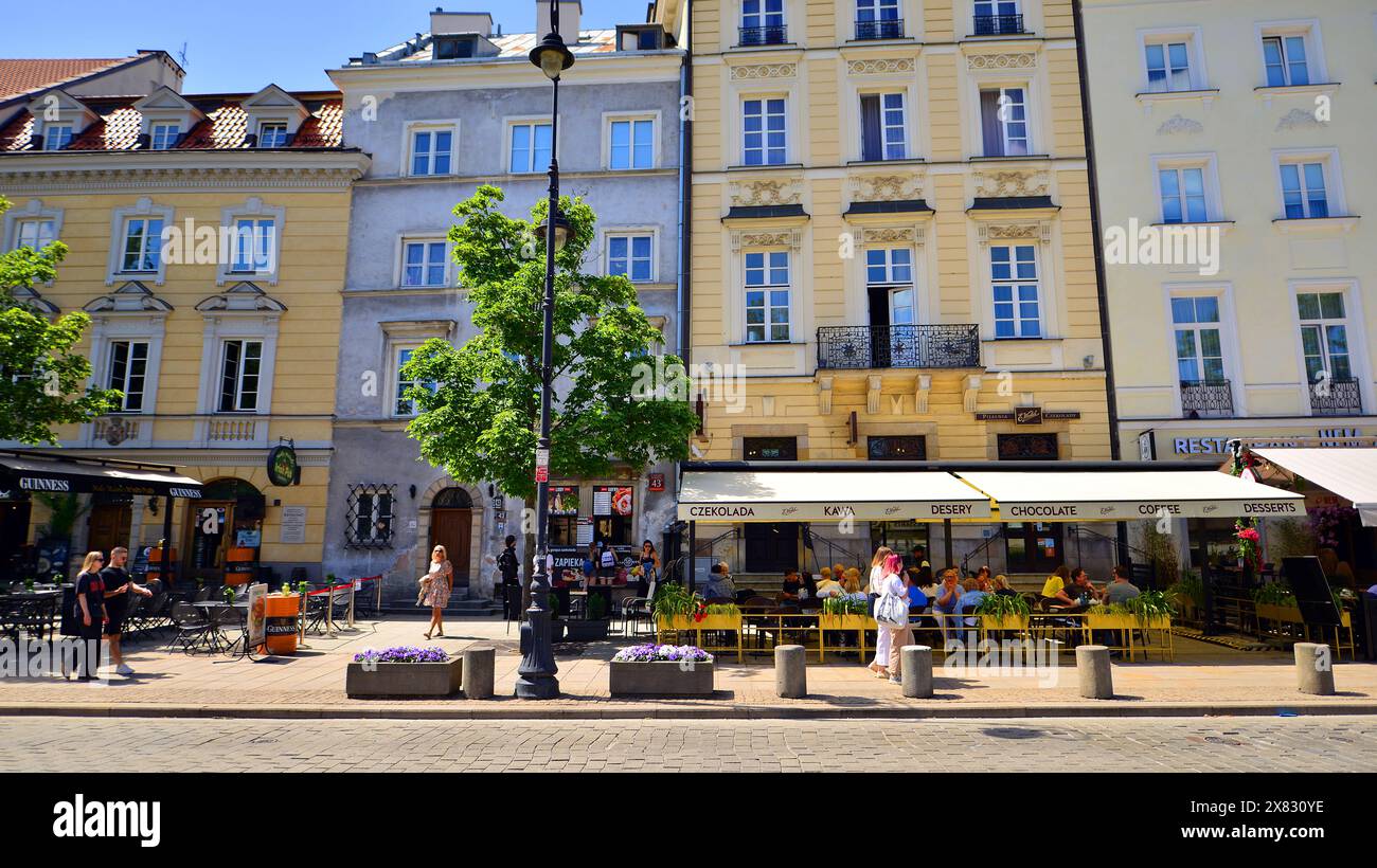 Warsaw, Poland. 18 May 2024. People of different ages and nationalities ...