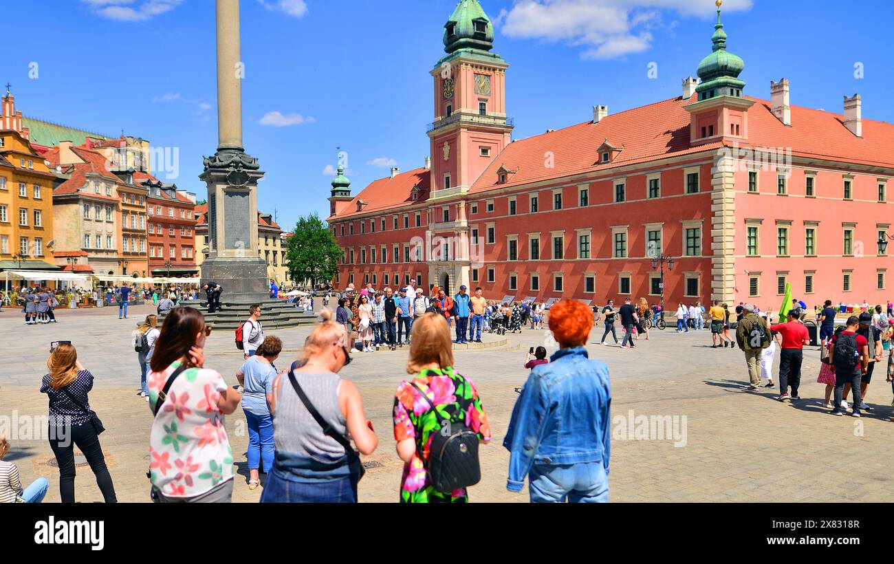 Warsaw, Poland. 18 May 2024. People of different ages and nationalities ...