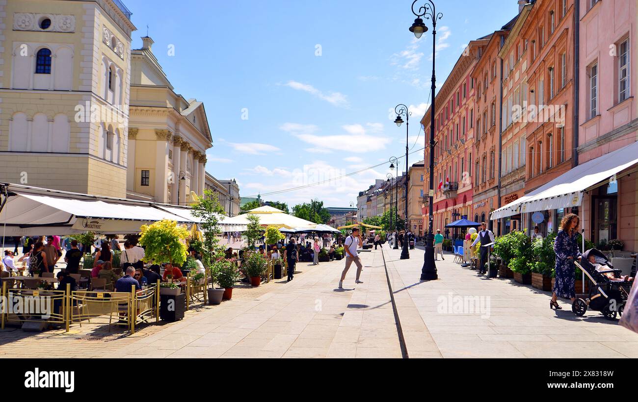 Warsaw, Poland. 18 May 2024. People of different ages and nationalities ...