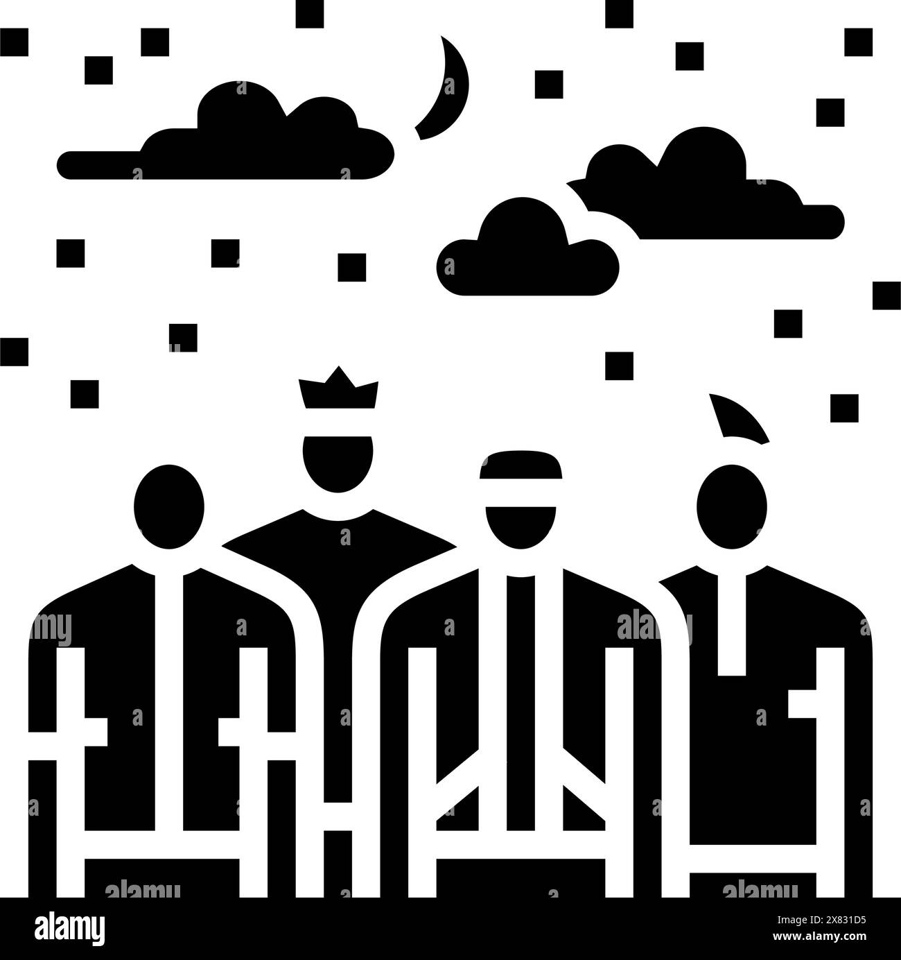 Goth man black hair Stock Vector Images - Alamy