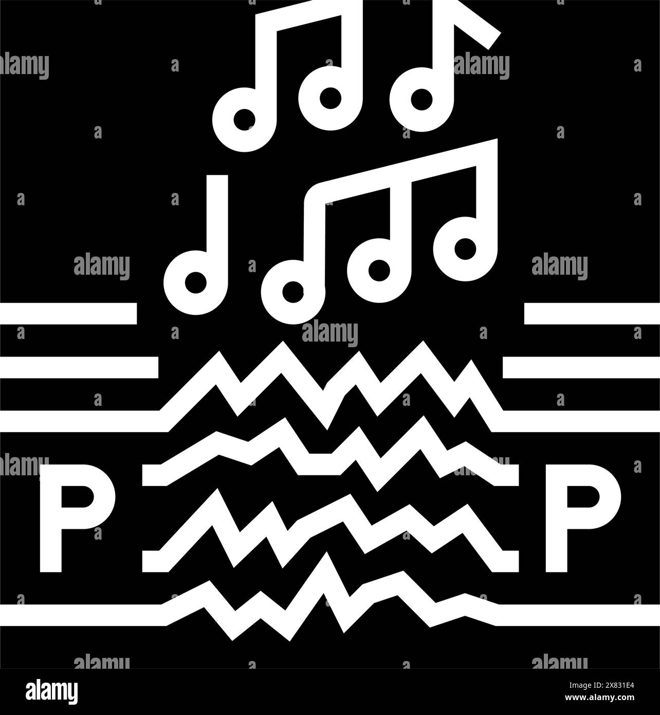 post punk goth subculture glyph icon vector illustration Stock Vector ...