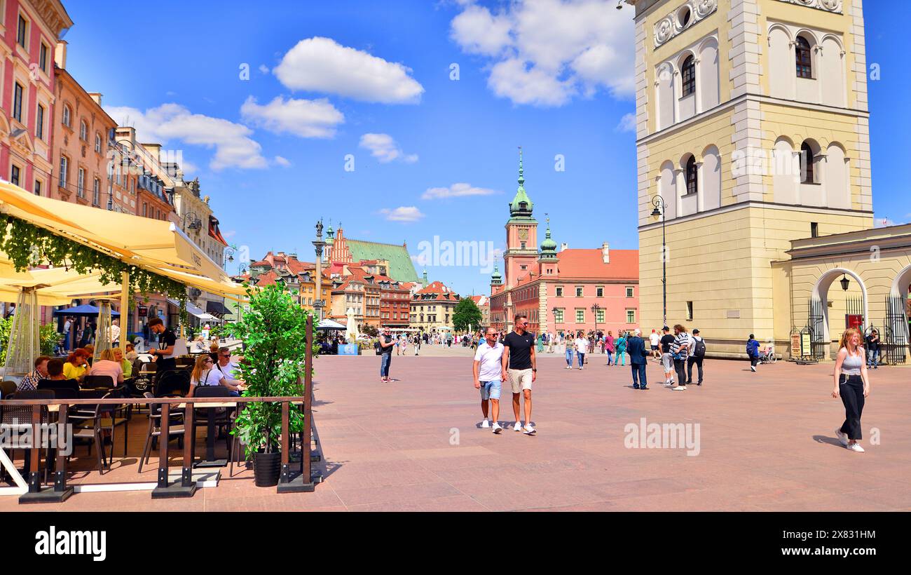 Warsaw, Poland. 18 May 2024. People of different ages and nationalities ...