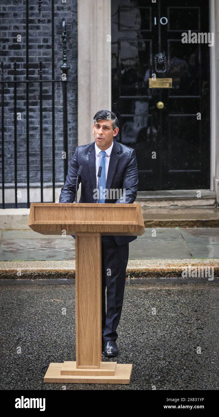 London, UK. 22nd May, 2024. Rishi Sunak, Prime Minister of the United ...
