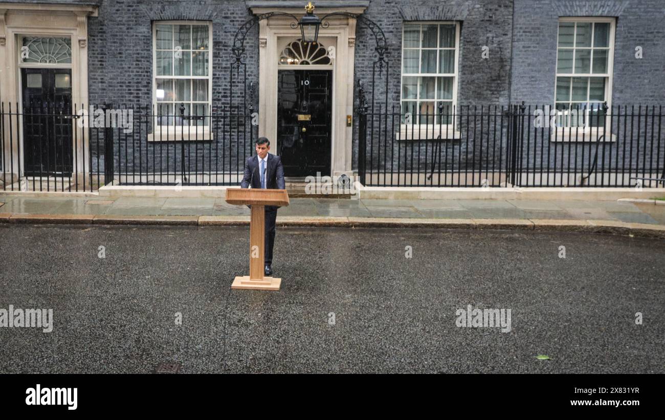London, UK. 22nd May, 2024. Rishi Sunak, Prime Minister of the United ...