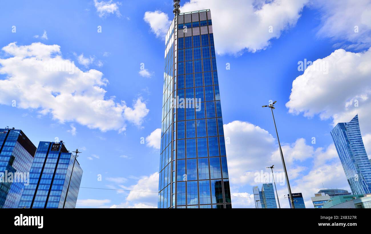 Warsaw, Poland. 18 May 2024. Varso Tower office building. Is tallest ...