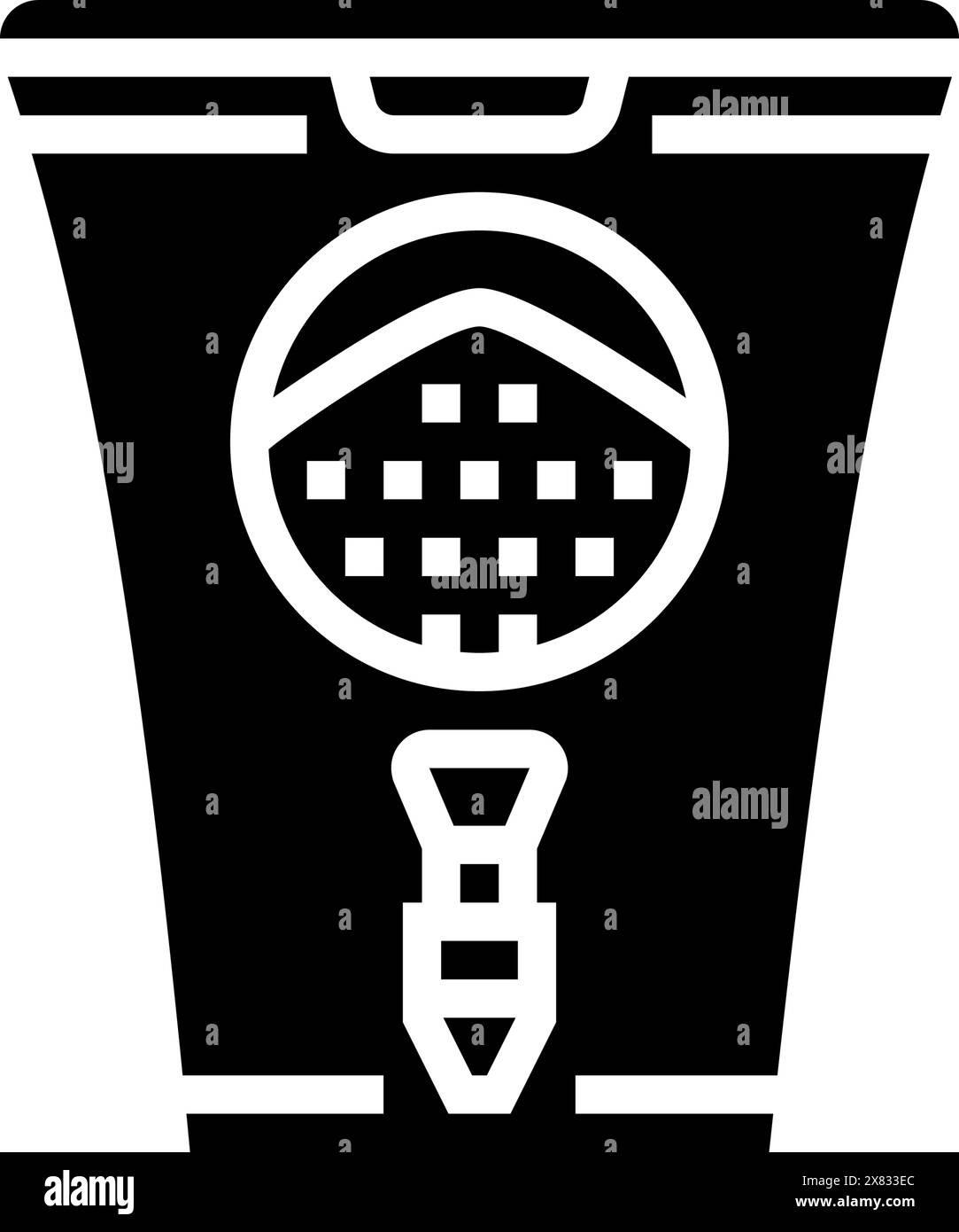 compost urban gardening glyph icon vector illustration Stock Vector ...