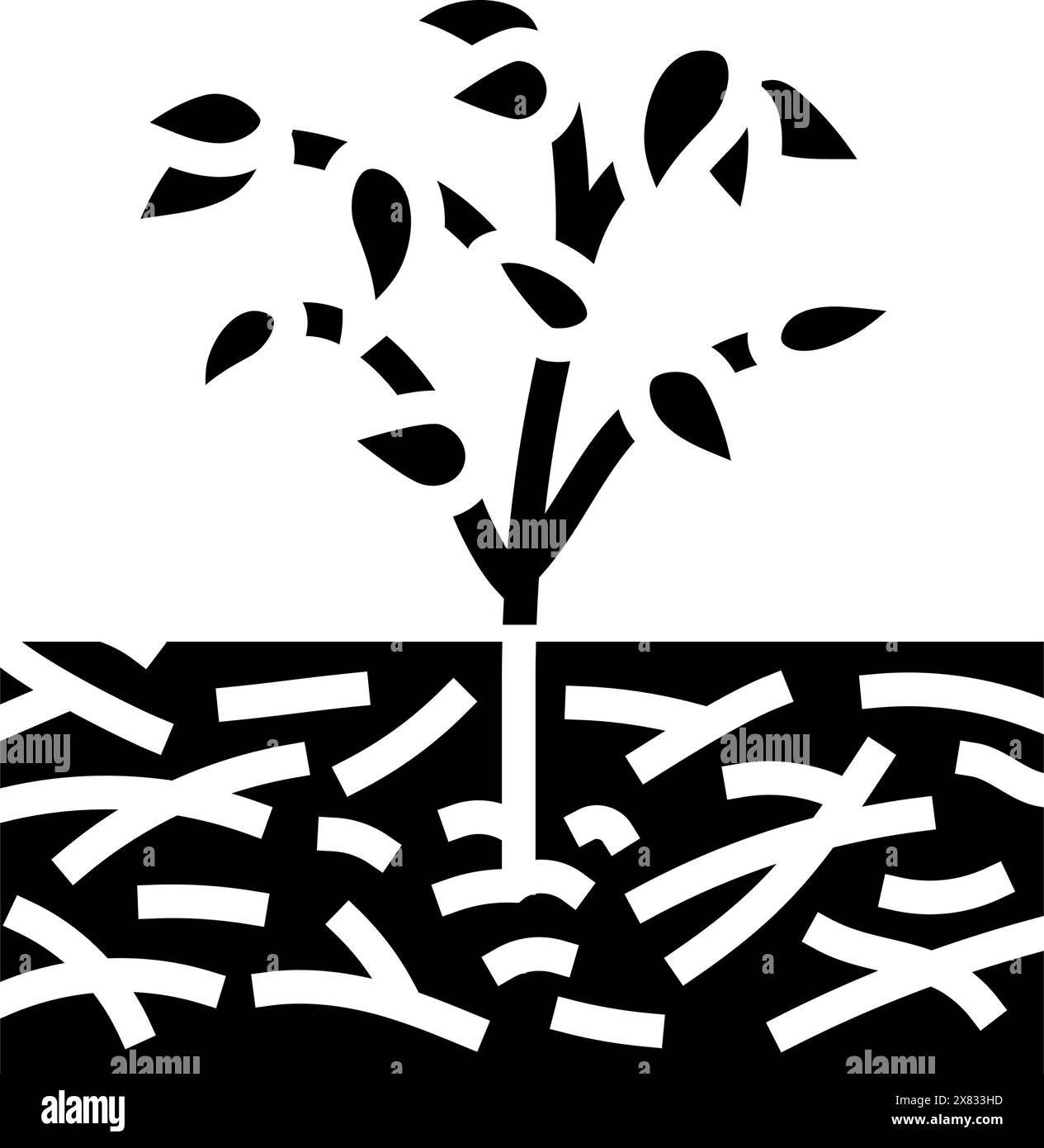 mulching urban gardening glyph icon vector illustration Stock Vector ... mulching urban gardening glyph icon vector illustration Stock Vector ...