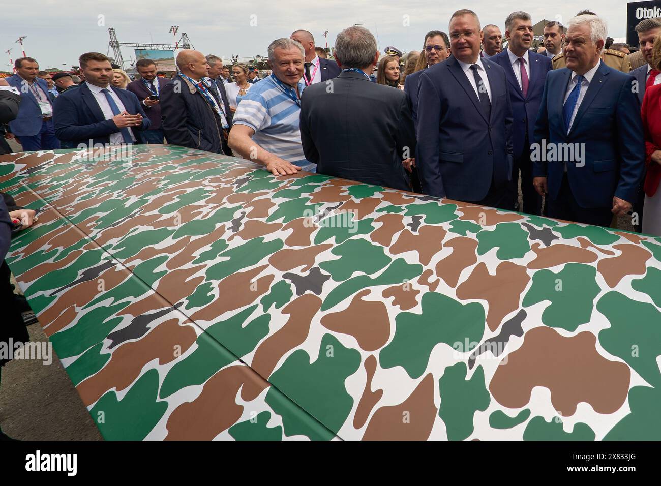 Bucharest, Romania. 22nd May, 2024: Radu Berceanu (C), former Minister ...