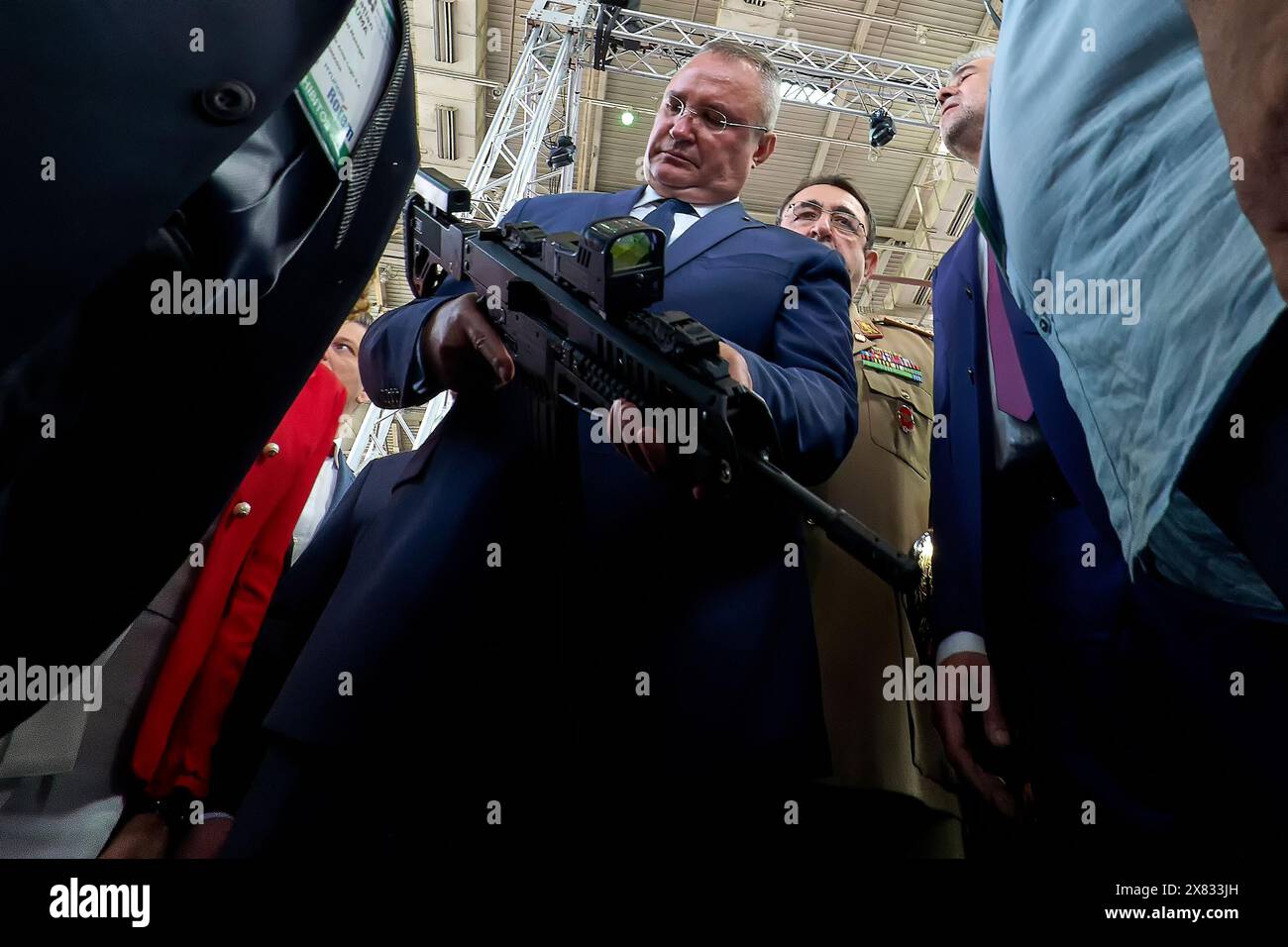 Bucharest, Romania. 22nd May, 2024: Nicolae Ciuca, president of the ...