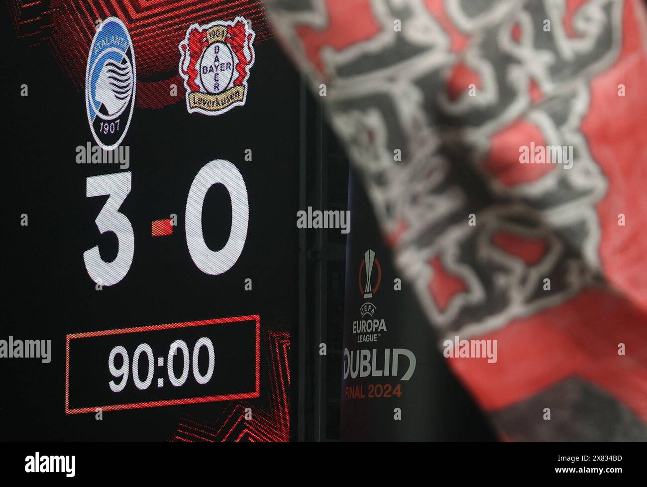 Dublin, Ireland. 22nd May, 2024. Soccer: Europa League, Atalanta ...