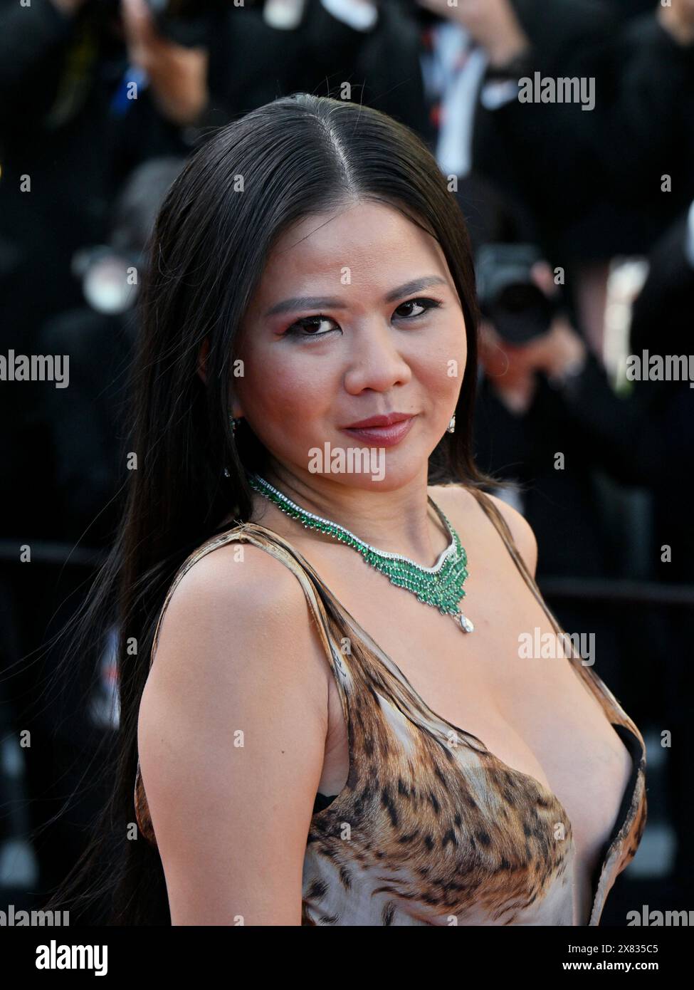 Cannes, France. 22nd May, 2024. Cannes, 77th Cannes Film Festival 2024, Ninth Night. Red carpet ...