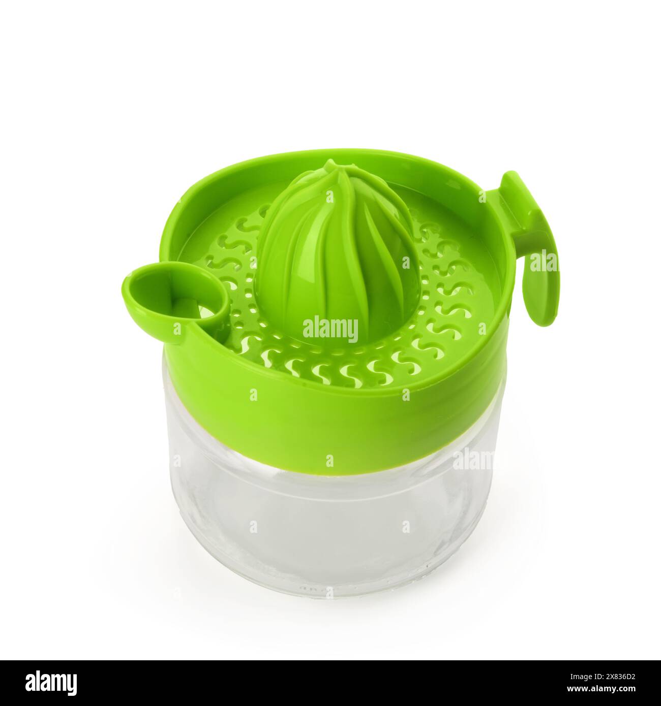 Hand citrus juicer on white background Stock Photo - Alamy