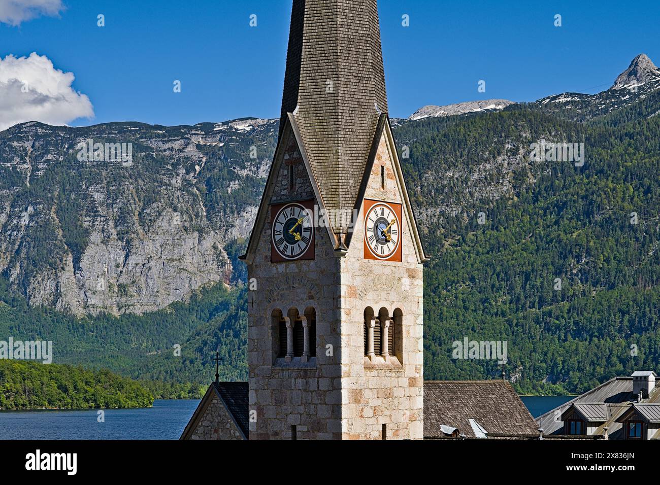 A clock tower displaying the number 141 on its facade Stock Photo - Alamy