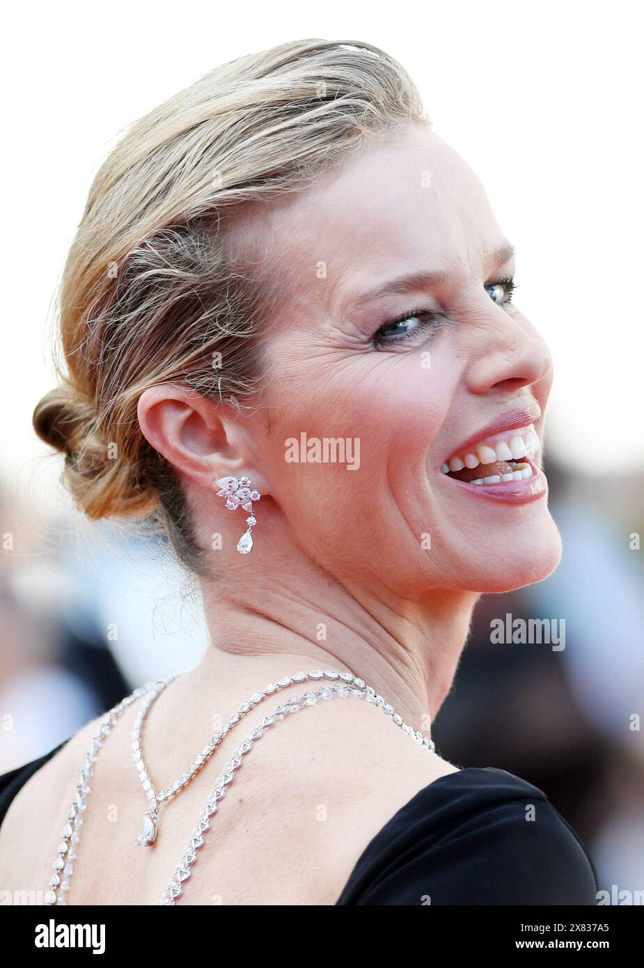 Czech model Eva Herzigova attends the premiere of The Count Of Monte Christo at the 77th Cannes ...