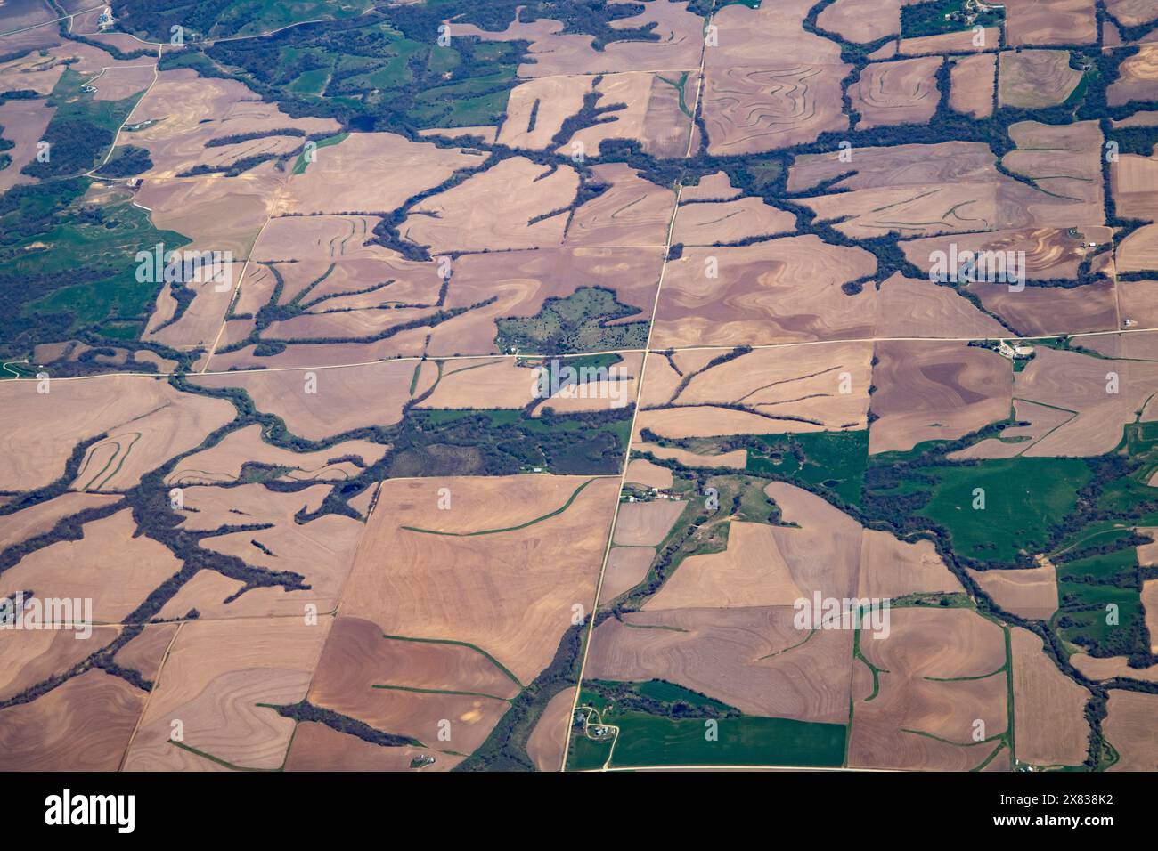 Missouri farm aerial hi-res stock photography and images - Alamy