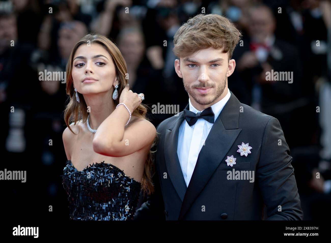 Cannes, France. 22th May, 2024. Pierre Gasly and Francisca Gomes ...