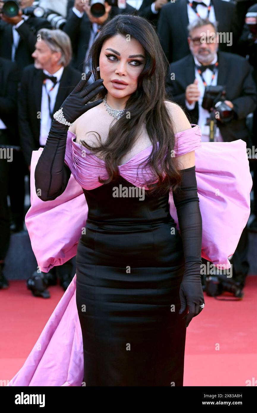 Cannes, France. 22nd May, 2024. Haifa Wehbe attends the screening of ...