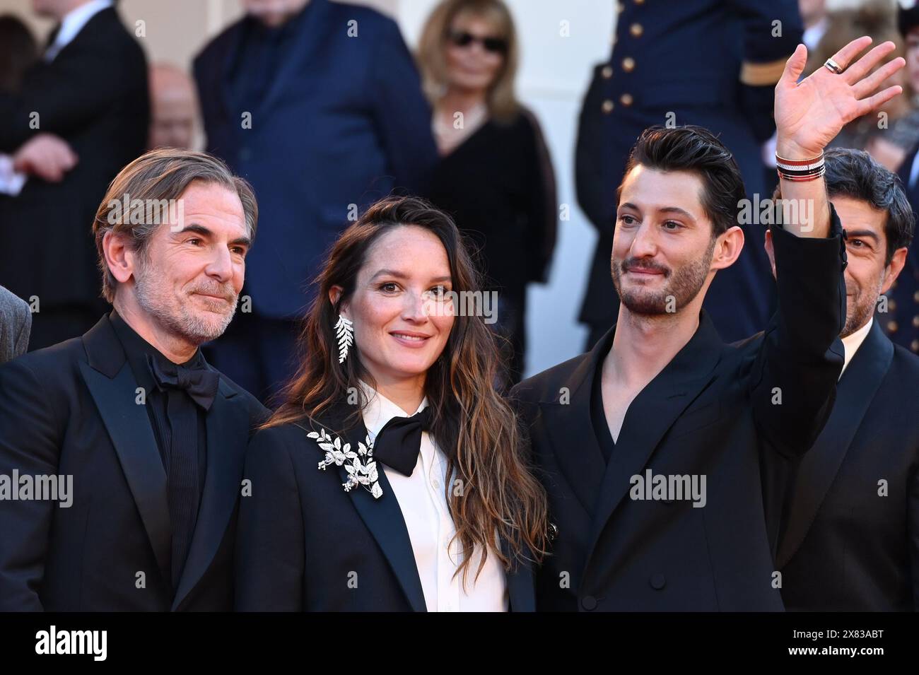Cannes, France. 22nd May, 2024. Matthieu Delaporte (l-r), producer ...