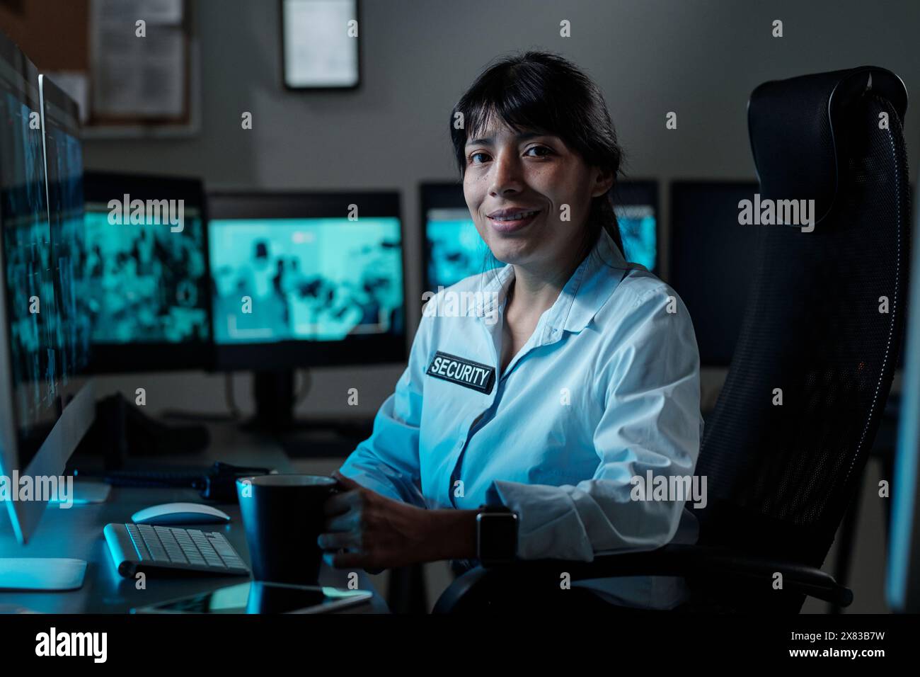 Cctv monitors control room hi-res stock photography and images - Alamy