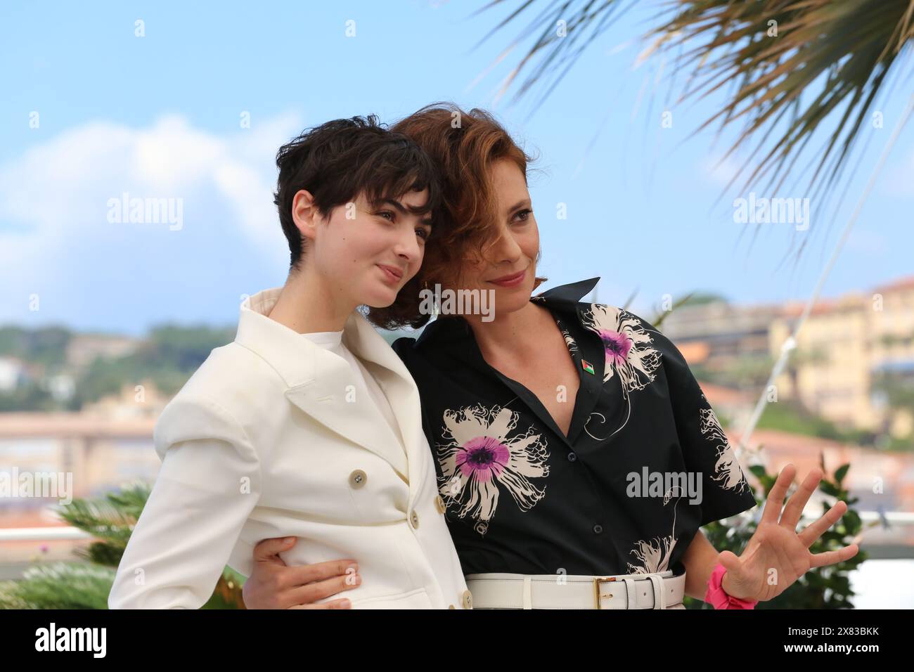 Cannes, France. 22nd May, 2024. Tecla Insolia and Jasmine Trinca at the Rendez-Vous With ...