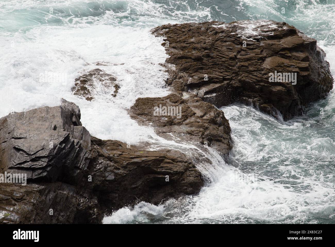 Trevose head stormy hi-res stock photography and images - Alamy