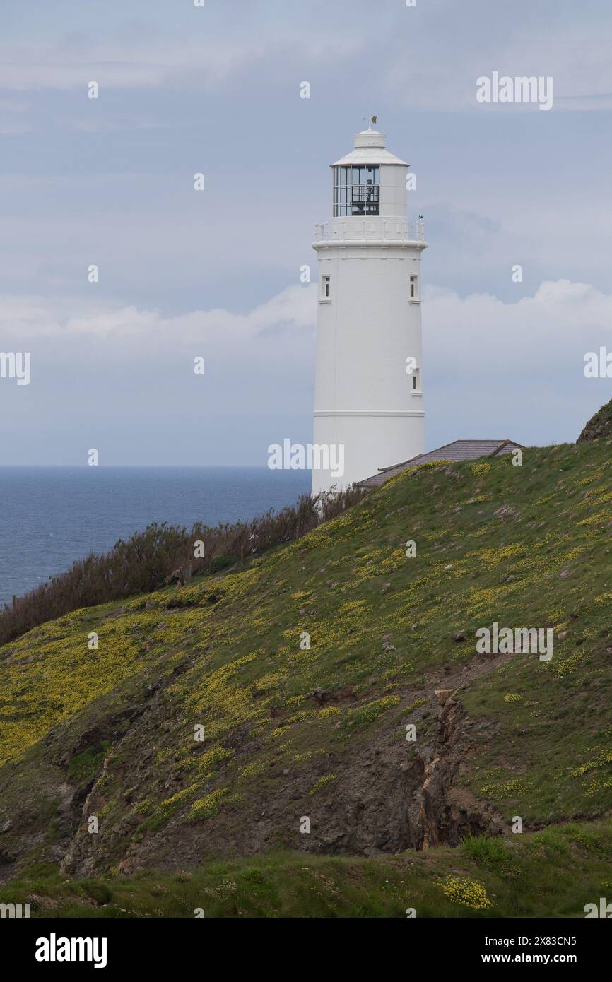 Trevose Dinas Head Lighthouse Stock Photo - Alamy