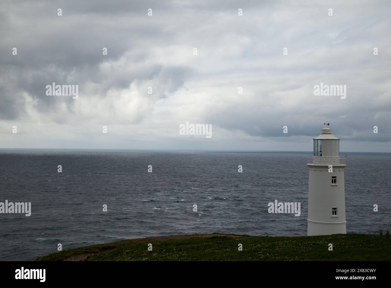 Trevose Dinas Head Lighthouse Stock Photo - Alamy