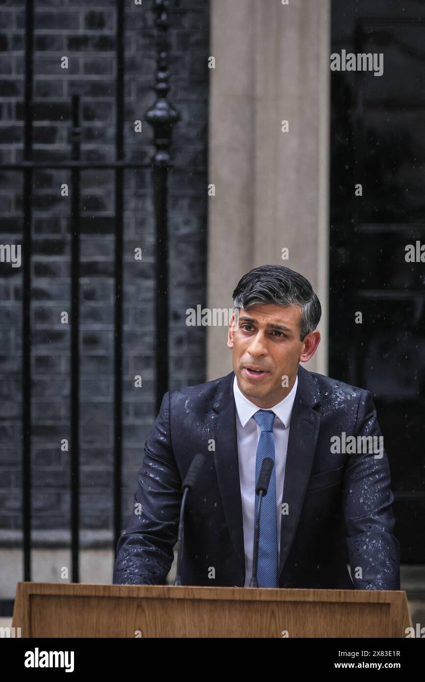 London, UK. 22nd May, 2024. Rishi Sunak, Prime Minister of the United ...