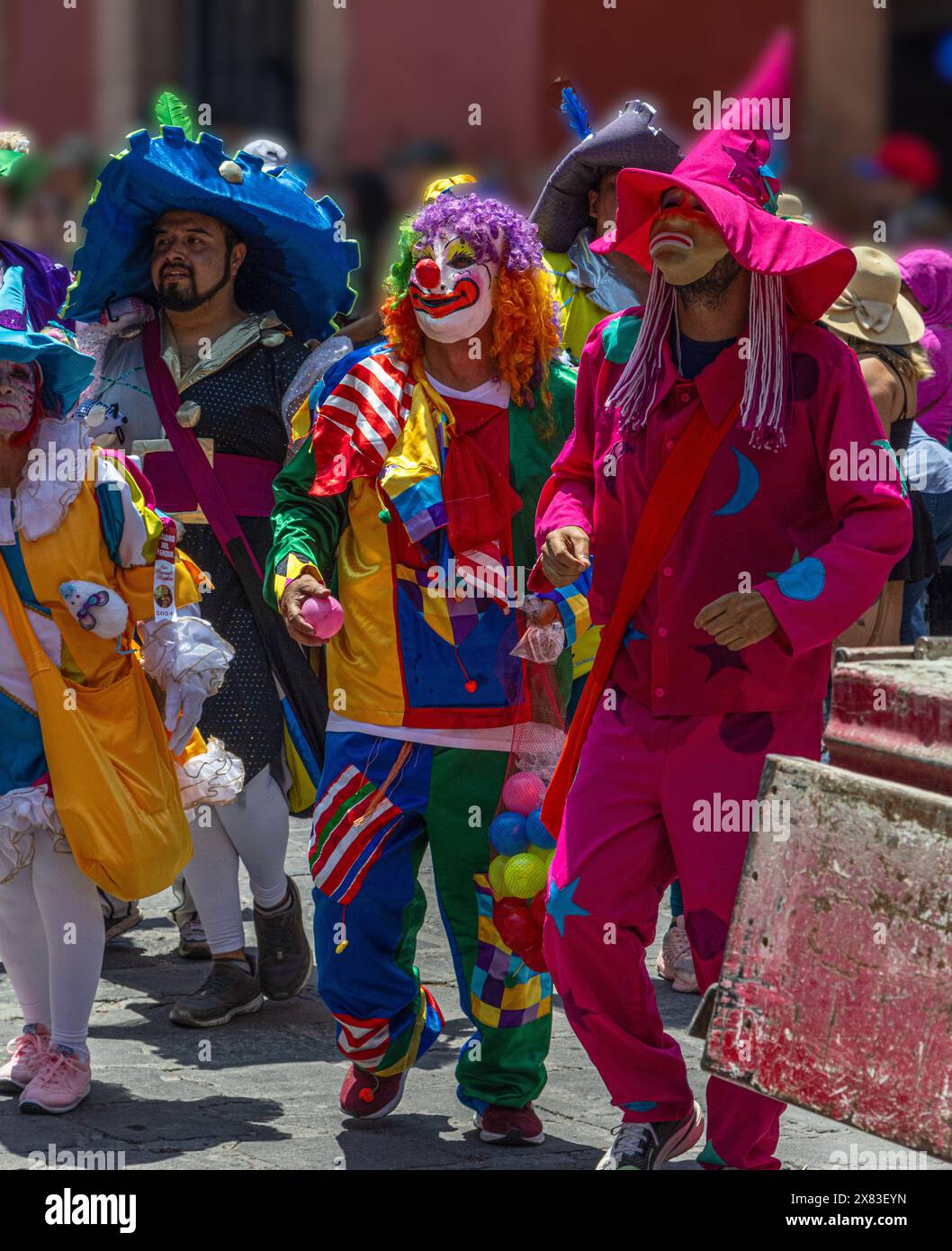 Costumes for the celebration of San Pascual Baylon in San Miguel de ...
