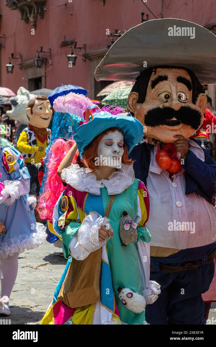Costumes for the celebration of San Pascual Baylon in San Miguel de ...