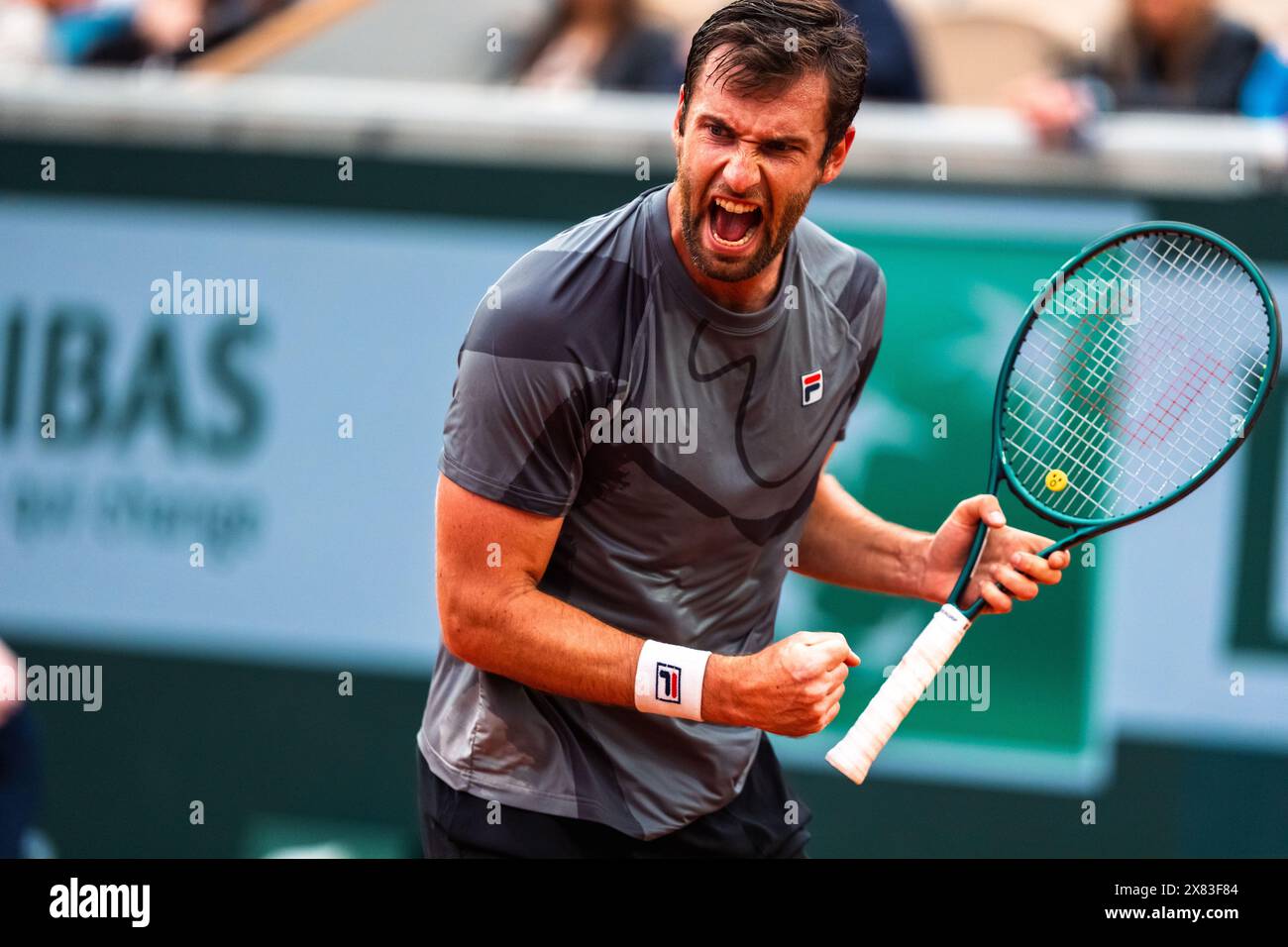 Quentin HALYS (FRA) during the Roland-Garros 2024, ATP and WTA Grand Slam tennis tournament on ...